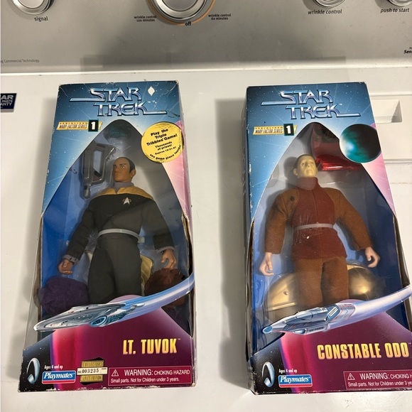 Playmates Toys | Toys | Star Trek Action Figures Lt Tuvok And Constable ...